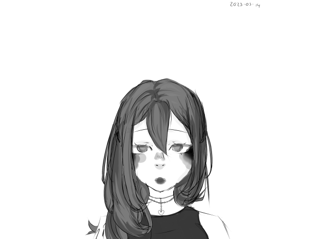 Black & white - ibisPaint