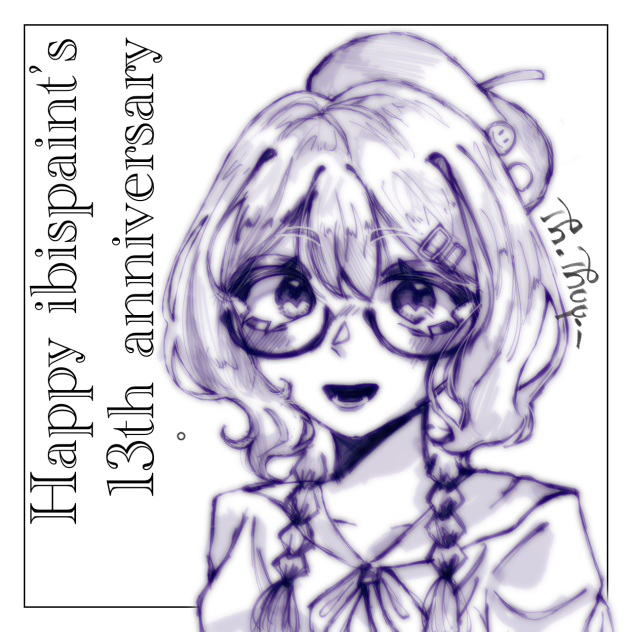 Happy ibispaint’s 13th anniversary! - ibisPaint