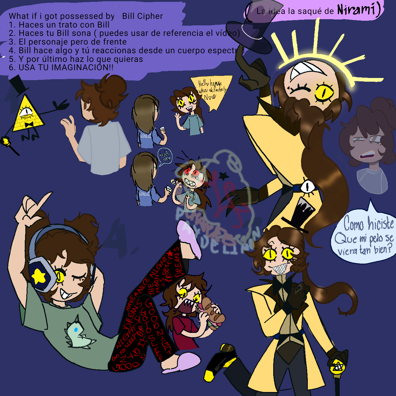 Poseídos por Bill Cipher - ibisPaint