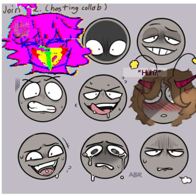 Emoticons collab - ibisPaint