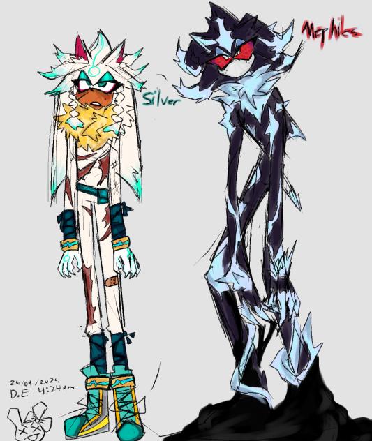 Silver and mephiles - ibisPaint