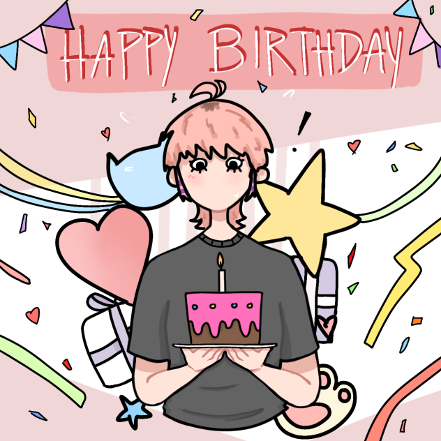 HAPPY BIRTHDAY - ibisPaint