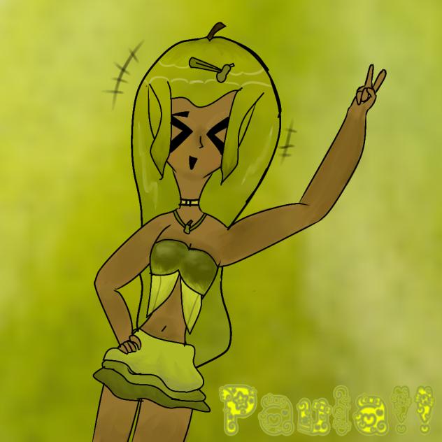 Paula the Pear!! 🍐 - ibisPaint