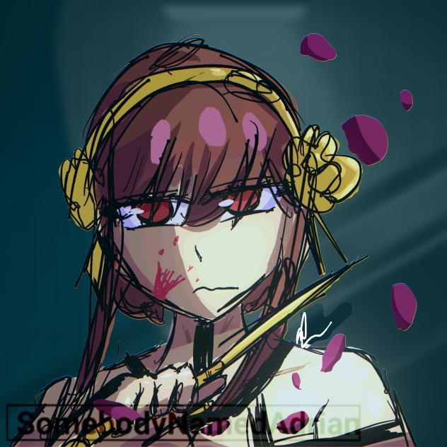 Yor Forger Fanart + New rendering style! - ibisPaint