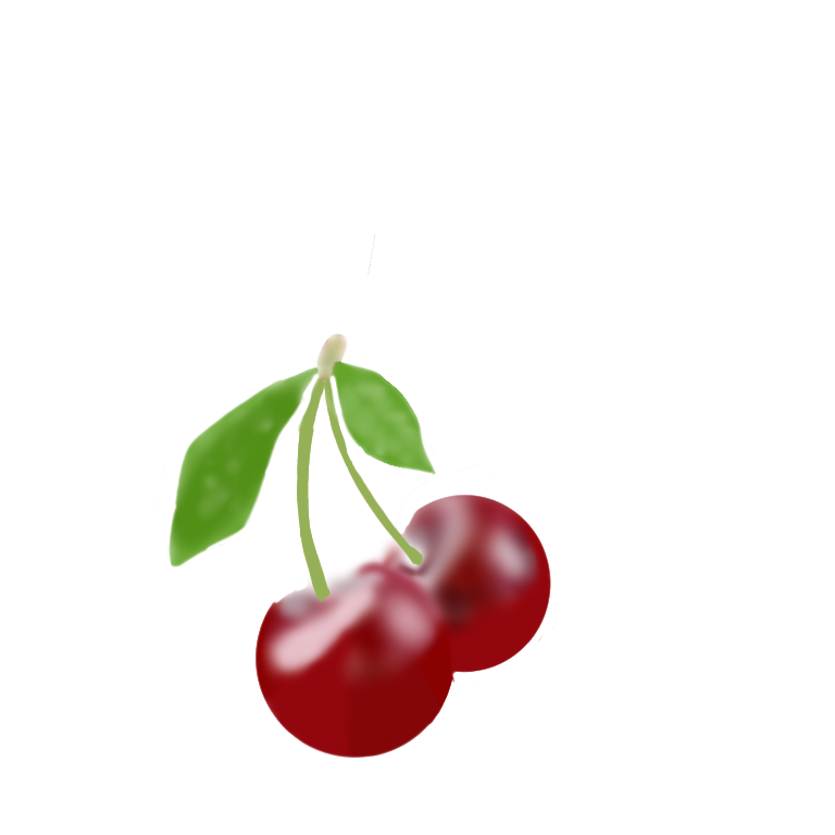 Realistic cherry 🍒 リアルなチェリー🍒 - ibisPaint