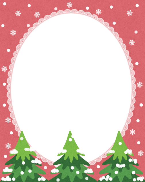 Red Christmas Frame - ibisPaint