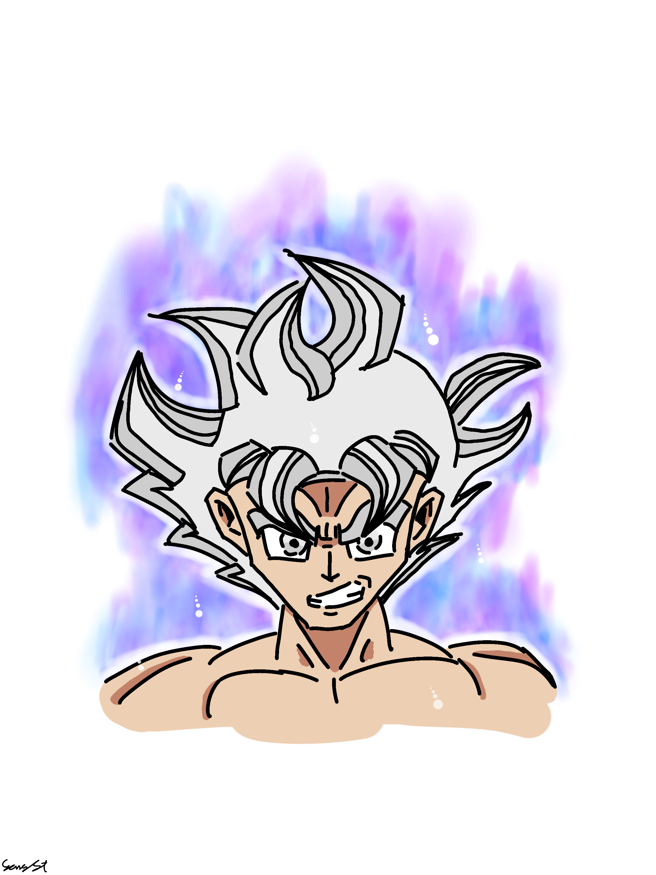 The Ultra Saiyan - ibisPaint