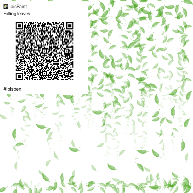 Falling leaves brush🍃🌺 - ibisPaint