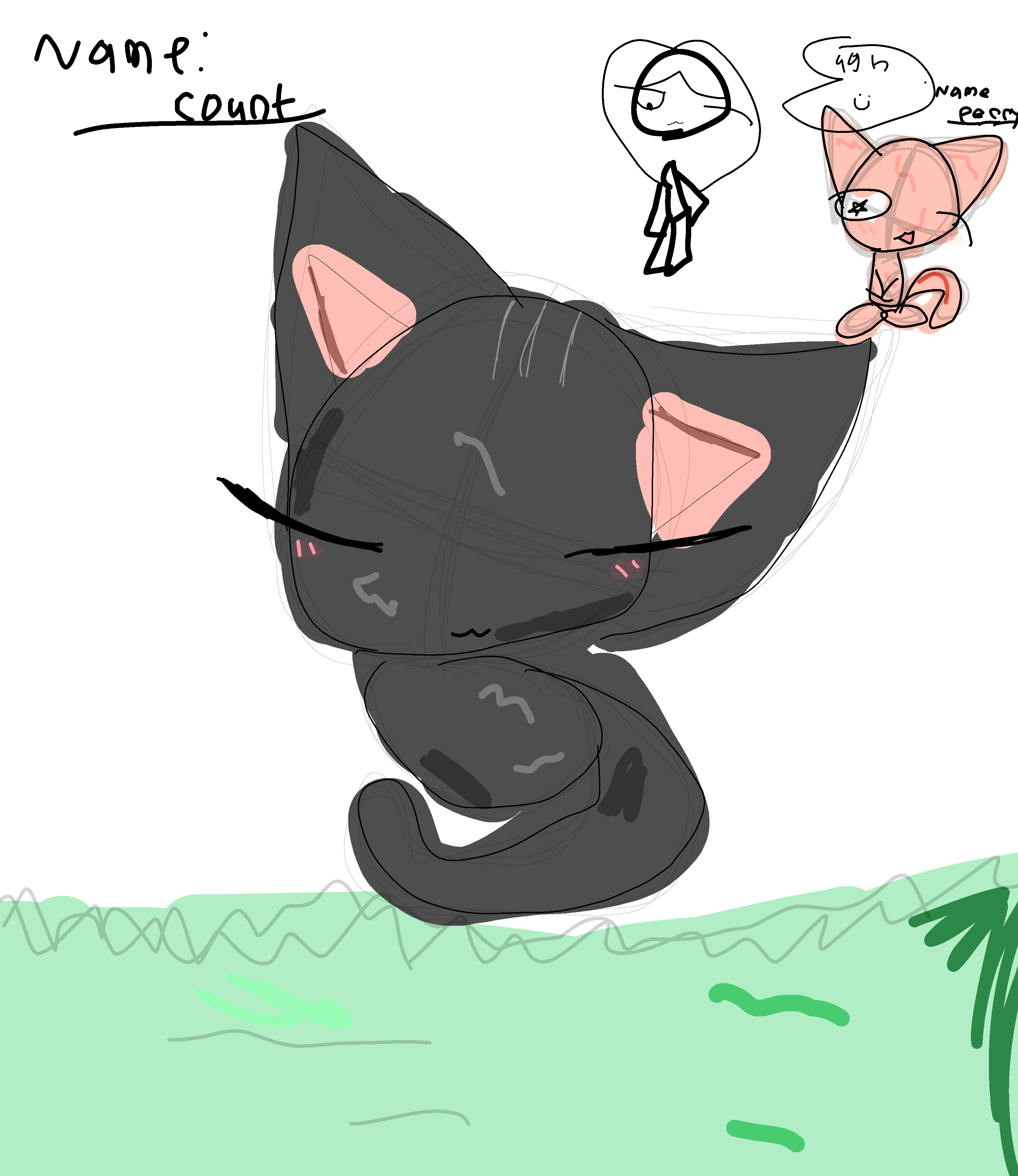 two cats - ibisPaint