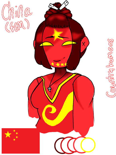 China- countryhumans - ibisPaint