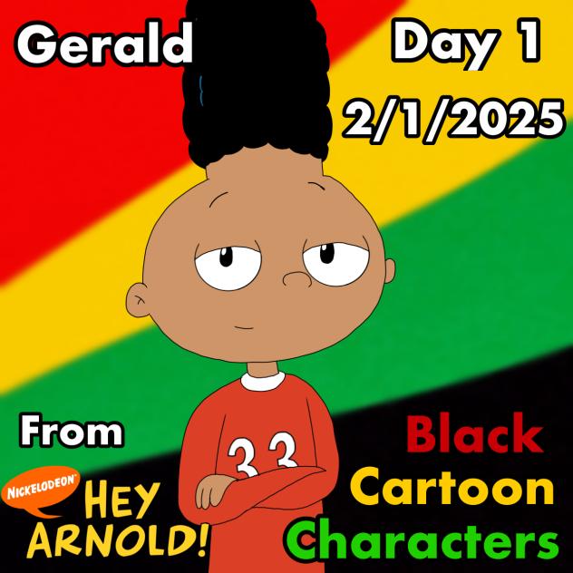 Black Cartoon Characters - Gerald - ibisPaint