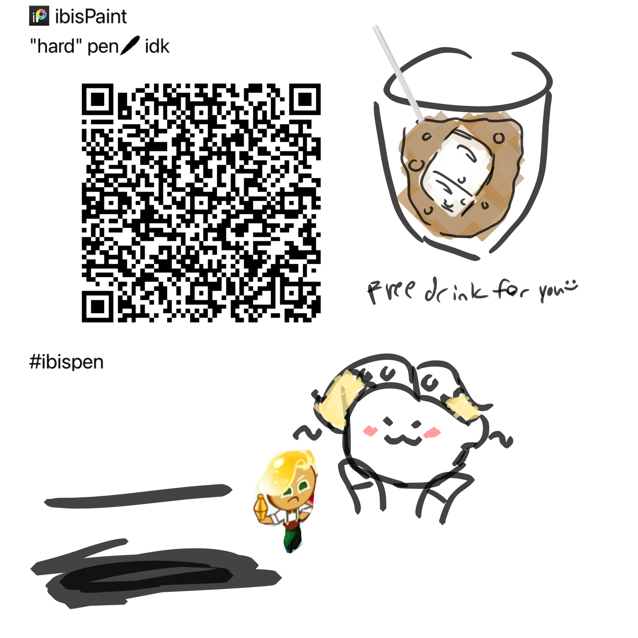 Hard pen ig, read desc - ibisPaint