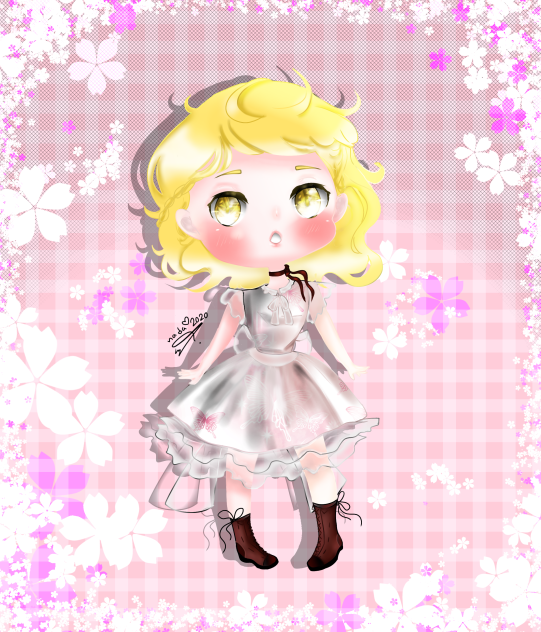 cute chipi girl 💕 - ibisPaint