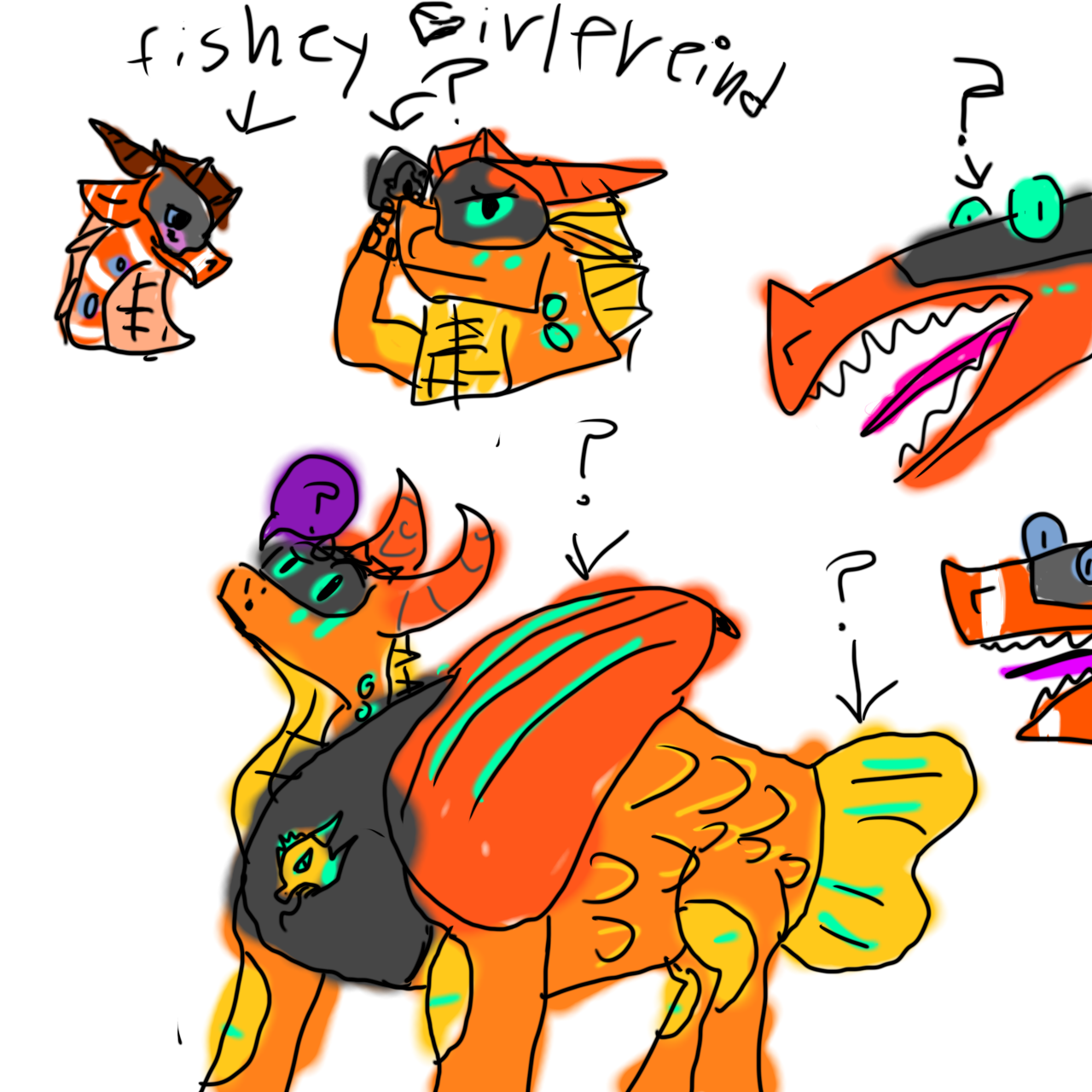 Fishy dragon - ibisPaint