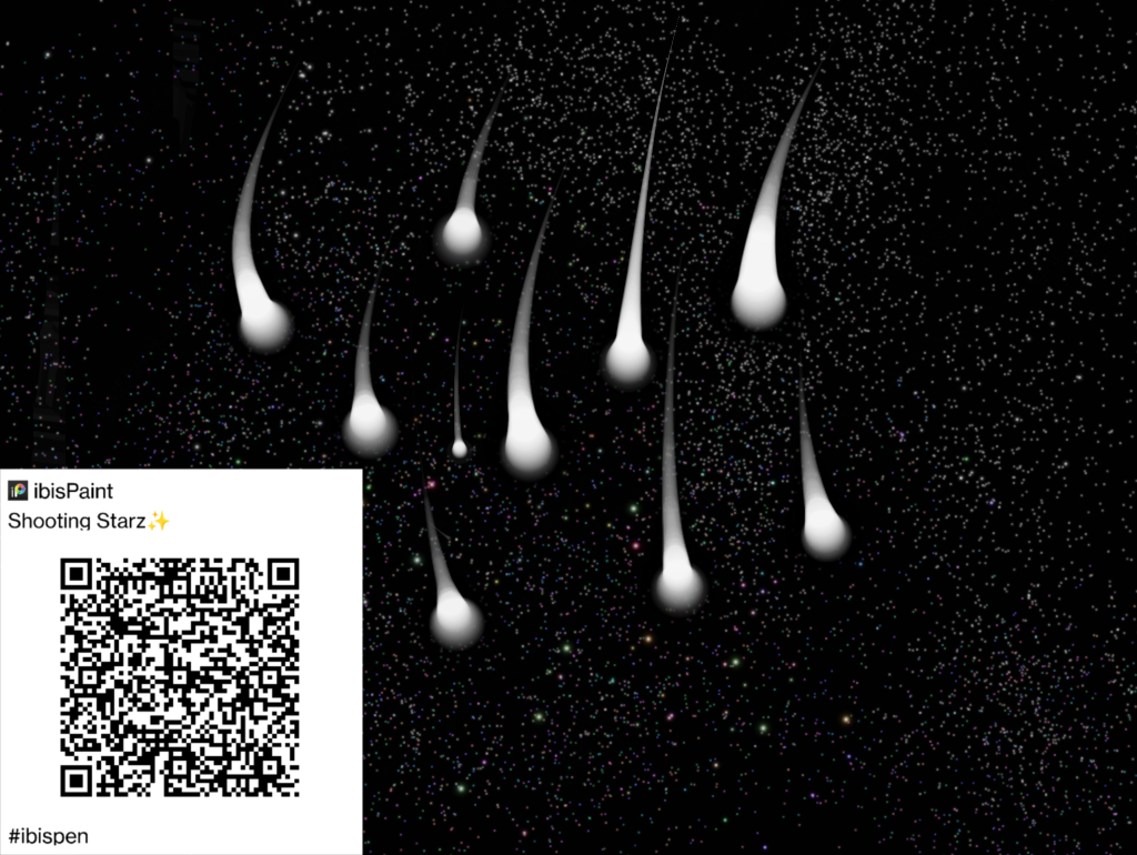 Shooting star brush - ibisPaint