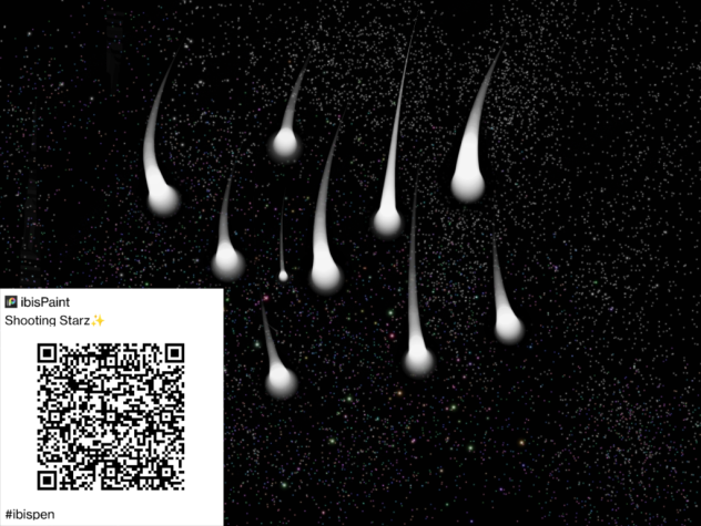 Shooting star brush - ibisPaint