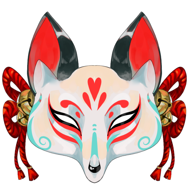 kitsune mask 2 - ibisPaint
