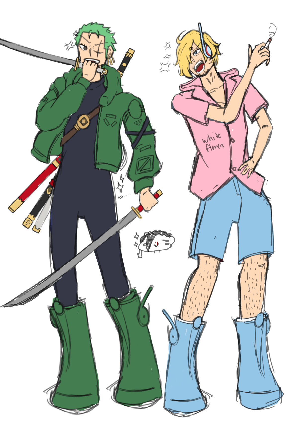 Sanji Zoro(egghead) - ibisPaint