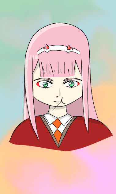 Zero Two - 002 - Darling in the FranXX - ibisPaint