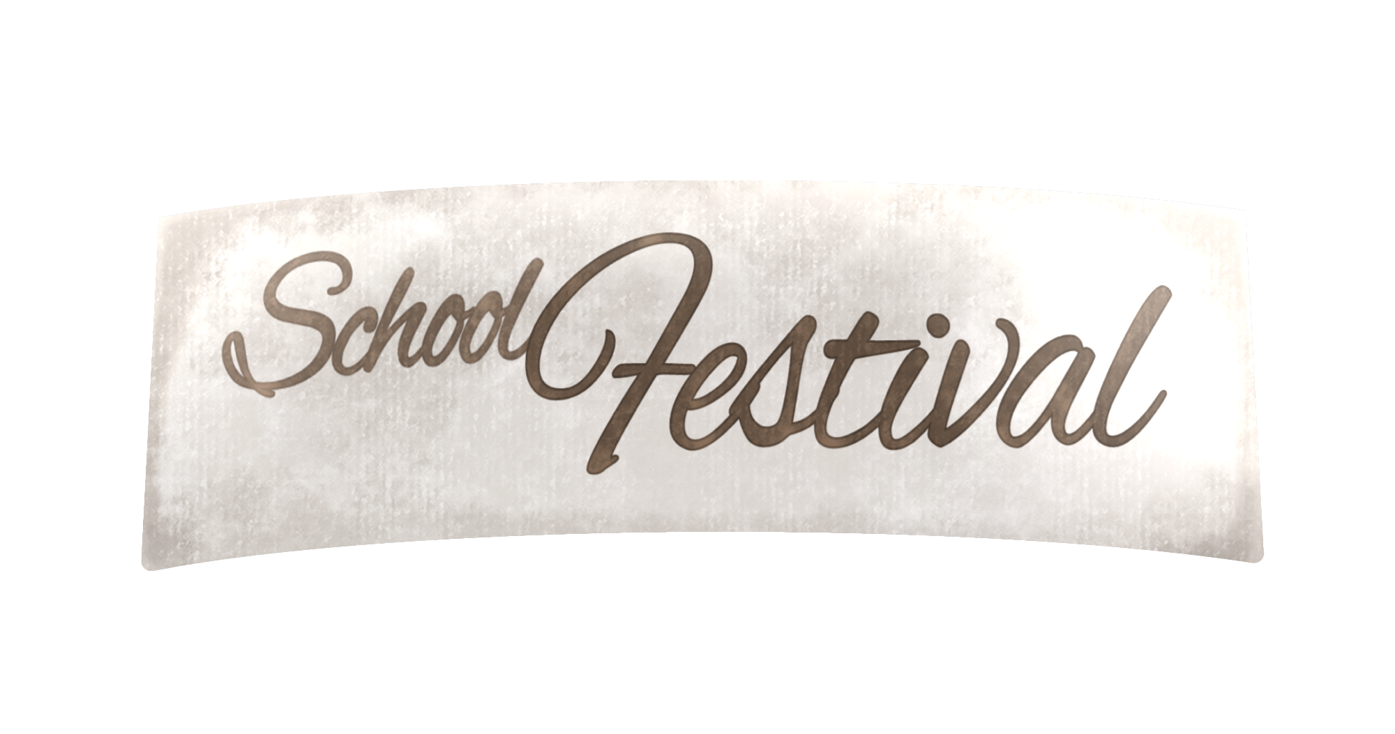 📖 School Festival Poster - 1 (Brown) 💫 - ibisPaint