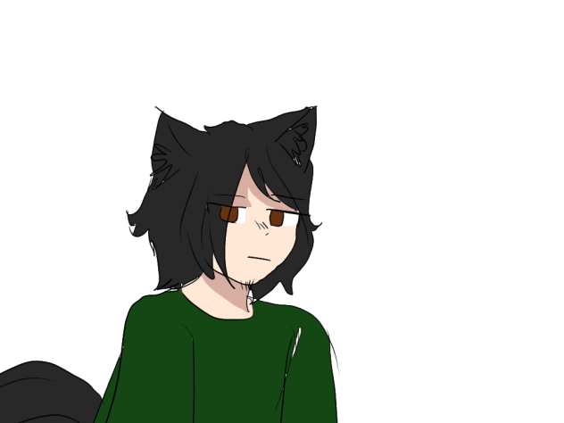 wolf ears for my friend - ibisPaint