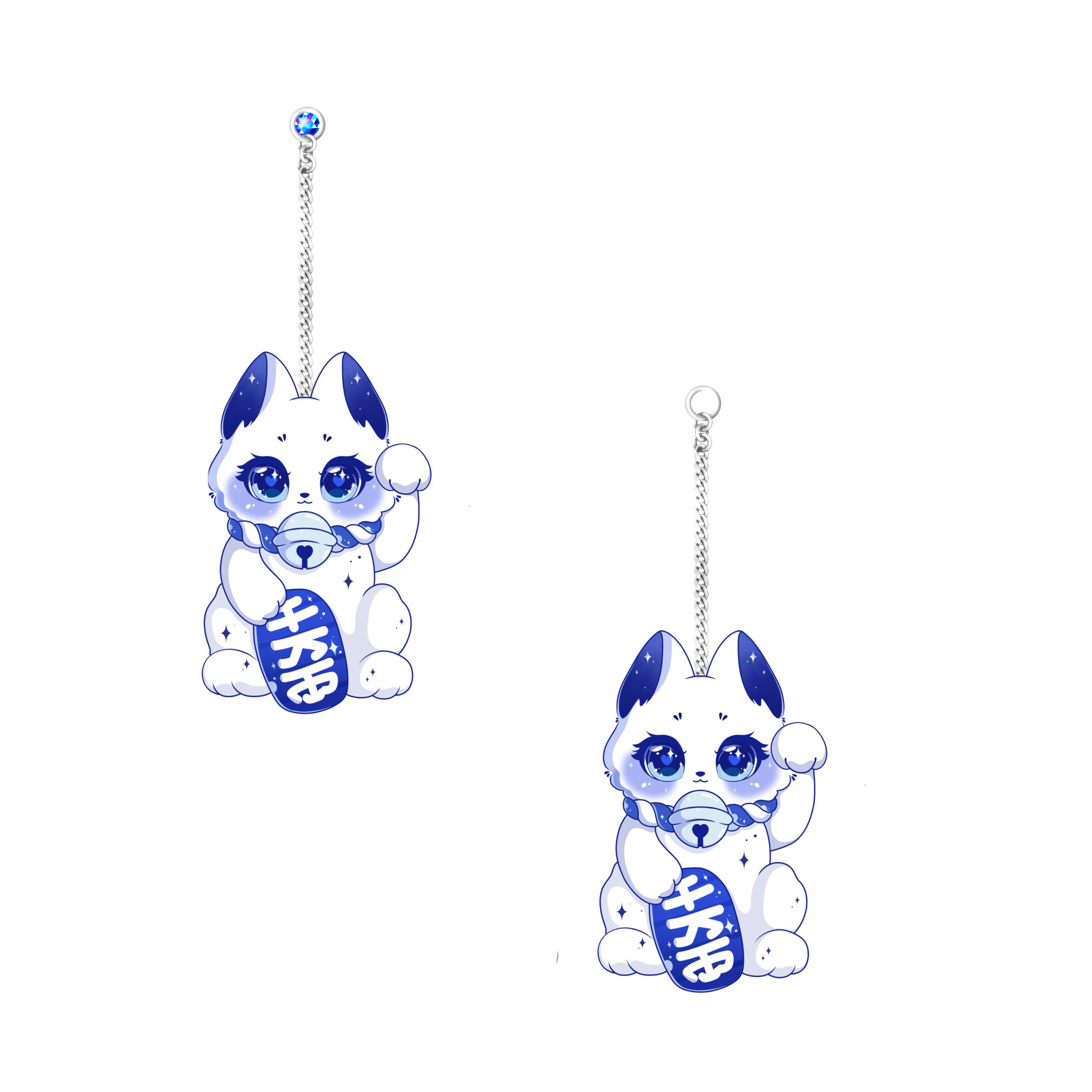 maneki neko key chain2 - ibisPaint