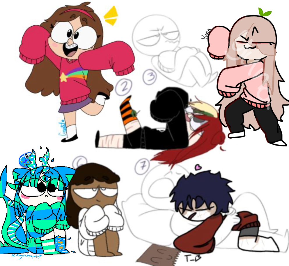 Sweater collab with @manfai chan ☆ - ibisPaint