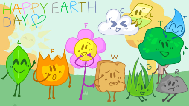 HAPPY EARTH DAY BFDI - ibisPaint