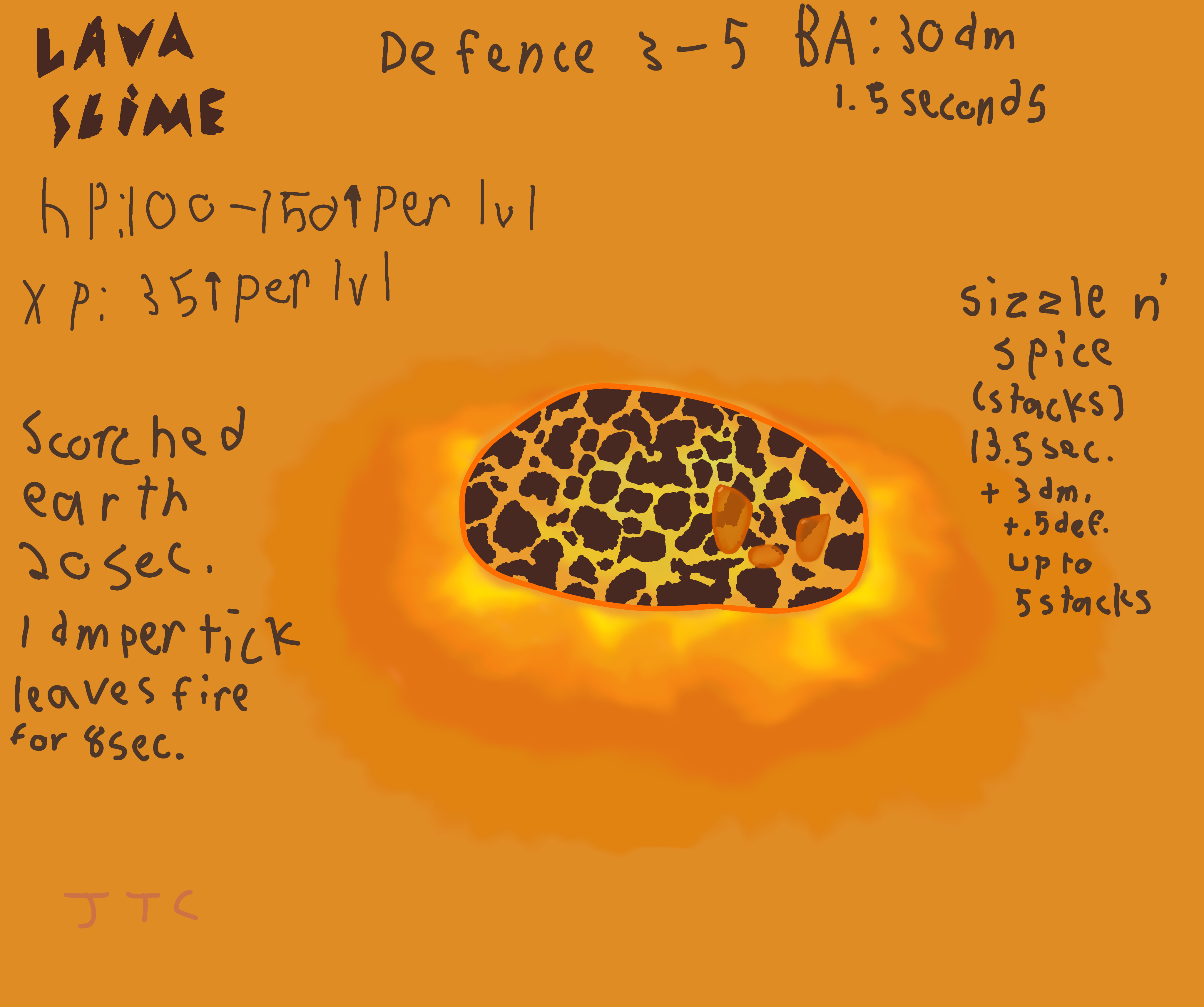 Slime (lava) stats - ibisPaint