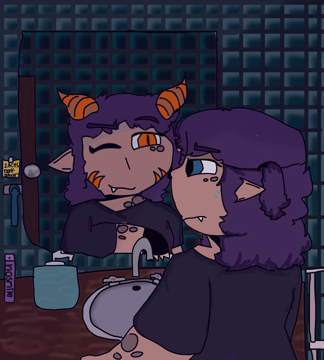 ‘Through the Mirror’ - ibisPaint