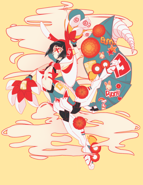 Mecha bunny - ibisPaint