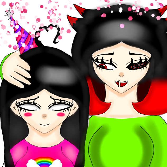 feliz cumpleaños himiko chan uwu - ibisPaint