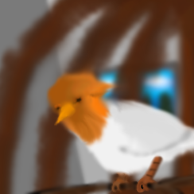 Bird In a cage - ibisPaint