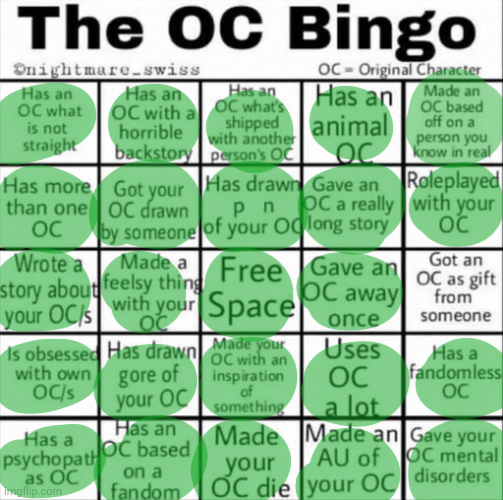 oc bingo - ibisPaint