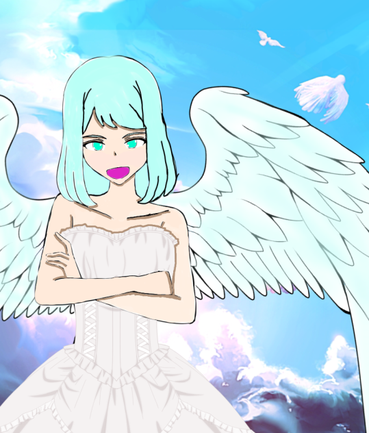 El Ángel - ibisPaint