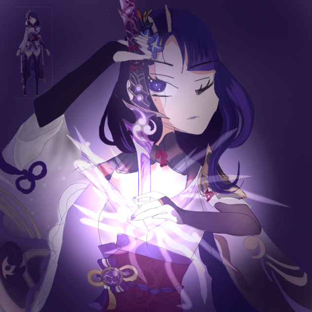 Raiden shogun - ibisPaint