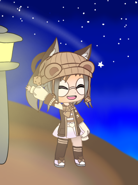 me in the night time(not irl) - ibisPaint