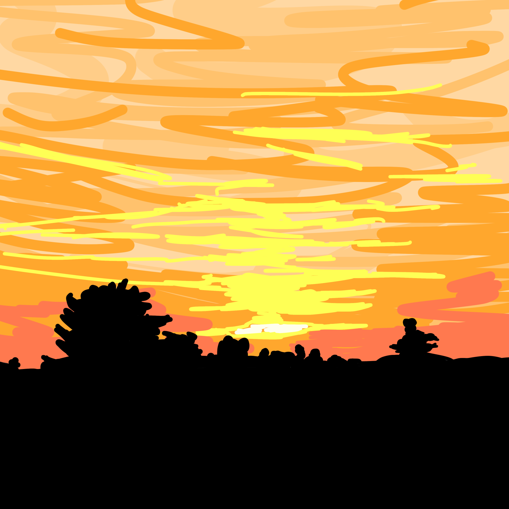 Sunset - ibisPaint