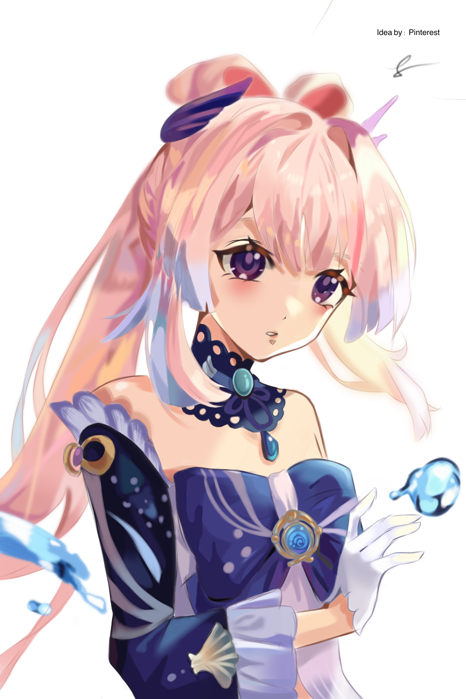 KOKOMI FROM GENSHIEN IMPACT - ibisPaint