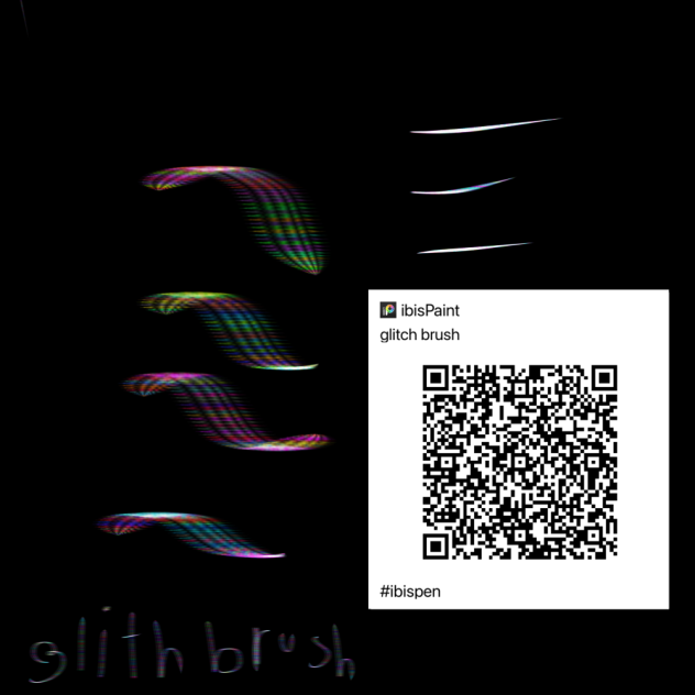 glitch brush - ibisPaint