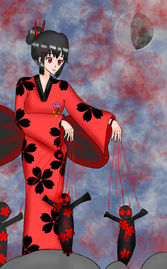 the doll controlling woman - ibisPaint