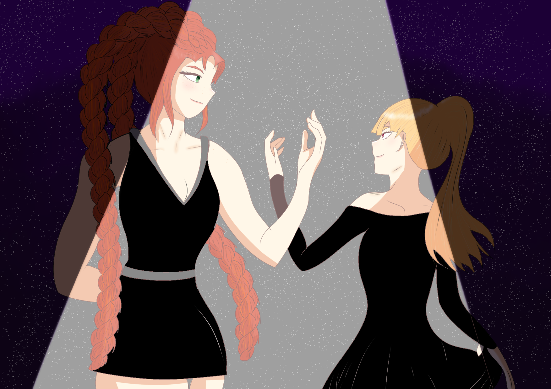 Thora and Mitzi - ibisPaint