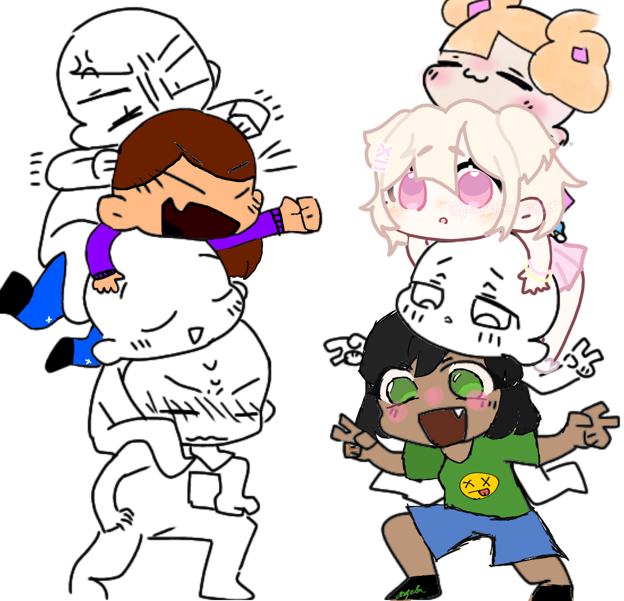 Battle collab! - ibisPaint