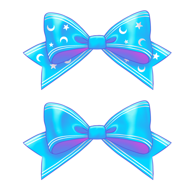 Sailor bow (Blue) セーラーりぼん - ibisPaint