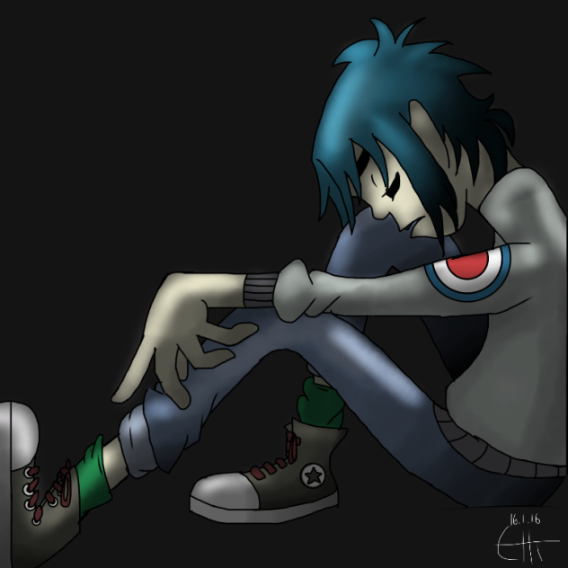 2d from gorillaz - ibisPaint