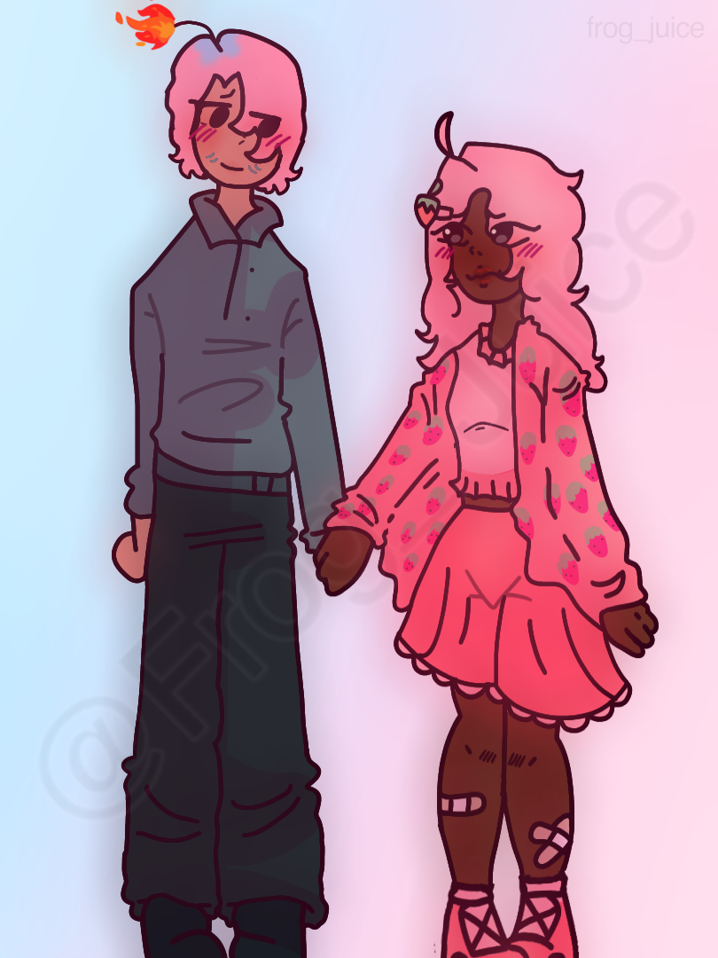 Kendell and Amy as humans! - ibisPaint