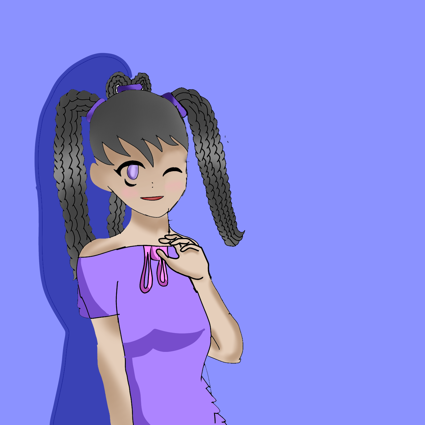 Beru my oc with Different hair style - ibisPaint