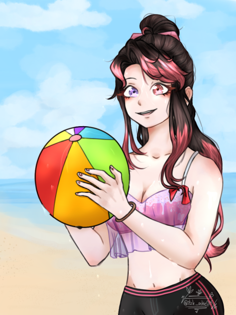 Pearls and beach - ibisPaint