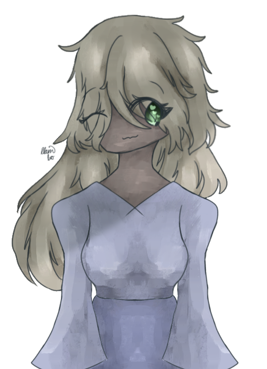 Beautiful Girl in Plain Clothing - ibisPaint