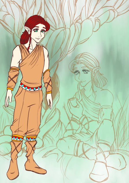 Native elf male - ibisPaint